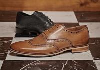 China Customized Men'S Wedding Dress Shoes Handmade Full Grain Leather Goodyear Welted Shoes for sale