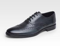 China Customized Men'S Wedding Dress Shoes Handmade Full Grain Leather Goodyear Welted Shoes for sale