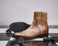 China Winter Classic Mens Leather Casual Shoes Normal Size Lace Up Mens Suede Ankle Boots for sale