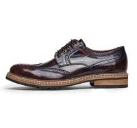 China Fashion Italian Designer Men Formal Dress Shoes Genuine Leather Flat Luxury Wedding Shoes for sale