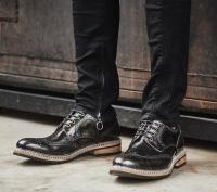 China Fashion Italian Designer Men Formal Dress Shoes Genuine Leather Flat Luxury Wedding Shoes for sale