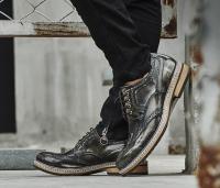China Fashion Italian Designer Men Formal Dress Shoes Genuine Leather Flat Luxury Wedding Shoes for sale