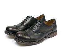 China Black Round Toe  Men's Casual Shoes Breathable Business Casual Sport Shoes for sale