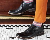 China Soft Men'S Casual Shoes Normal Size Brown Leather Brogue Sneakers for sale