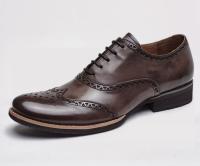 China Handmade Mens Leather Tassel Loafers , Banquet Mens Leather Smoking Slippers for sale