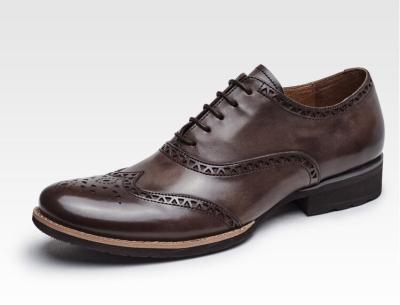 China Handmade Mens Leather Tassel Loafers , Banquet Mens Leather Smoking Slippers for sale