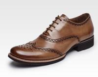 China Handmade Mens Leather Tassel Loafers , Banquet Mens Leather Smoking Slippers for sale