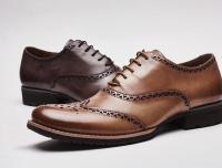 China Handmade Mens Leather Tassel Loafers , Banquet Mens Leather Smoking Slippers for sale