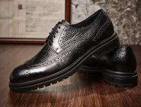 China Comfortable Mens Leather Loafers Summer Durable Mens Brown Slip On Dress Shoes for sale