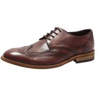 China Genuine Leather Flat Mens Black Oxford Shoes , Classic Vintage Lace Up Dress Shoes for sale
