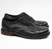 China Branded Design Mens Leather Dress Shoes Pointed Toe Oxford Brown Lace Up Dress Shoes for sale