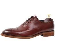 China Handmade Patent Wedding Mens Leather Dress Shoes Oxfords Style With Black Striped for sale
