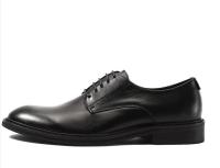 China Fashion Embossing Mens Leather Dress Shoes Brown Round Toe Standard Dance Shoes for sale