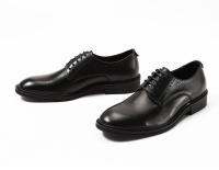 China Fashion Embossing Mens Leather Dress Shoes Brown Round Toe Standard Dance Shoes for sale