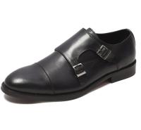China Classical Mens Lace Up Dress Shoes For Wedding , Round Toe Men'S Black Derby Shoes for sale