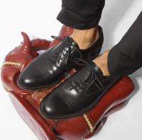China Genuine Leather Men Formal Dress Shoes With Comfortable Pointed Toe Design for sale