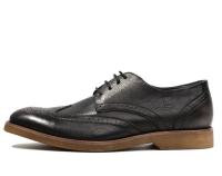 China Comfortable Derby Mens Leather Casual Shoes , Breathable Soft Sole Shoes For Adults for sale