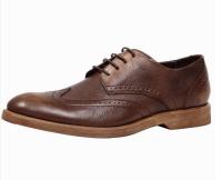 China Comfortable Derby Mens Leather Casual Shoes , Breathable Soft Sole Shoes For Adults for sale
