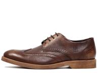 China Comfortable Derby Mens Leather Casual Shoes , Breathable Soft Sole Shoes For Adults for sale
