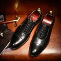 China Genuine Leather Lining Formal Business Shoes Comfortable Mens Dress Shoes for sale