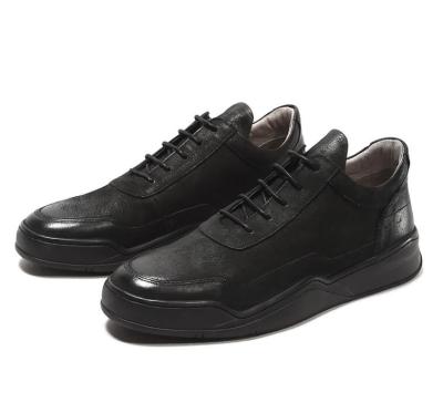 China Autumn / Spring Mens Leather Casual Shoes Handmade Brown Leather Loafer Shoes for sale