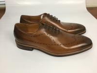 China Burnished leather lace up mens dress formal shoes , oxford leather shoes for sale