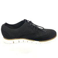 China Leisure Knitted Canvas Shoes For Men Flyknit Suede Lightweight EVA Outsole for sale