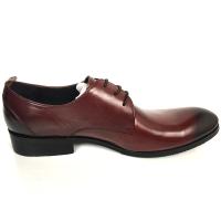 China Croc-Embossed Leather Upper Dress Shoes and Matching Bags Black Sole Men Dress Shoes for sale