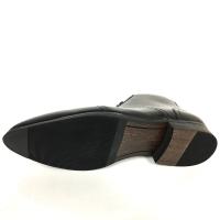 China Zippers Genuine Leather Winter Snow Men Boots Antiskid Rubber Sole Unique Design for sale