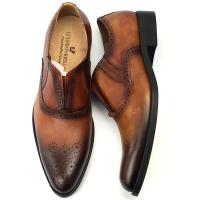 China Italy Handmade Leather Men Formal Dress Shoes Oxford Office Shoes for sale