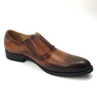 China Italy Handmade Leather Men Formal Dress Shoes Oxford Office Shoes for sale