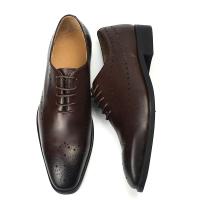 China Hand Colored Calf Leather Men Formal Dress Shoes Elgant Style for sale