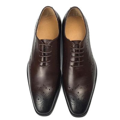 China Hand Colored Calf Leather Men Formal Dress Shoes Elgant Style for sale