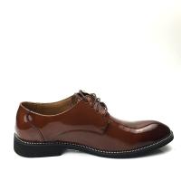 China Calf Skin Men Leather Classic Shoes Lace up Durable Dress Shoes with rivet for sale
