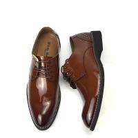 China Calf Skin Men Leather Classic Shoes Lace up Durable Dress Shoes with rivet for sale