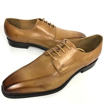 China Height Increasing Lifting Dress Shoes Men Leather Oxford with square toes for sale