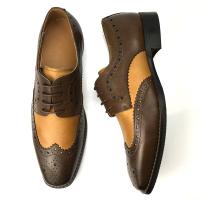 China Long History Classical Design Customized Men Leather Wedding Shoes for sale