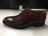 China Smart Formal Mens Leather Dress Shoes Goodyear Welted Made - To - Order for sale