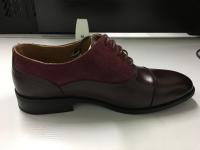 China Smart Formal Mens Leather Dress Shoes Goodyear Welted Made - To - Order for sale