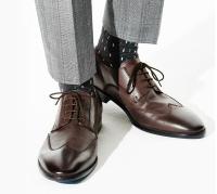 China Italian Design Genuine Mens Leather Dress Shoes , Customized Male Formal Shoes for sale