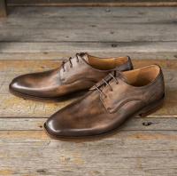 China Formal Office Working Men Formal Dress Shoes , Italian Genuine Leatherman Shoes for sale