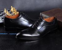 China Fashion Men Formal Dress Shoes , Brogue Hidden High Heel Leather Footwear For Mens for sale