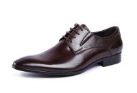 China Brand Wingtip Oxford Luxury Mens Leather Dress Shoes , Carved Genuine Leather Shoes for sale
