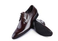 China Brand Wingtip Oxford Luxury Mens Leather Dress Shoes , Carved Genuine Leather Shoes for sale