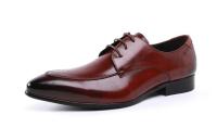 China Embossing Design Patent Leather Black Dress Shoes , Lace Up Dress Shoes for sale