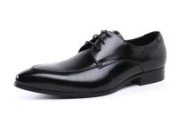China Embossing Design Patent Leather Black Dress Shoes , Lace Up Dress Shoes for sale