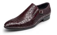 China Genuine Python Mens Leather Dress Shoes , Exotic Snake Embossed Classic Dress Shoes for sale