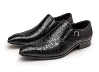 China Genuine Python Mens Leather Dress Shoes , Exotic Snake Embossed Classic Dress Shoes for sale