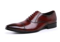 China Oxford Army Ceremonial Red Leather Military Officer Men Shoes 39-45# Size for sale