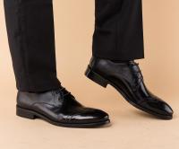 China Handmade Genuine Leather Men Dress Shoes , Casual Leather Shoes For Wedding Or Partying for sale